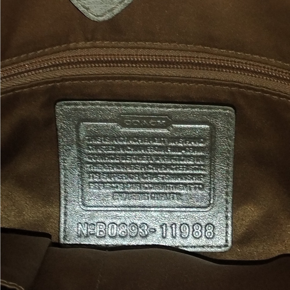 Coach Throw Back Bag In Great Shape - Gem